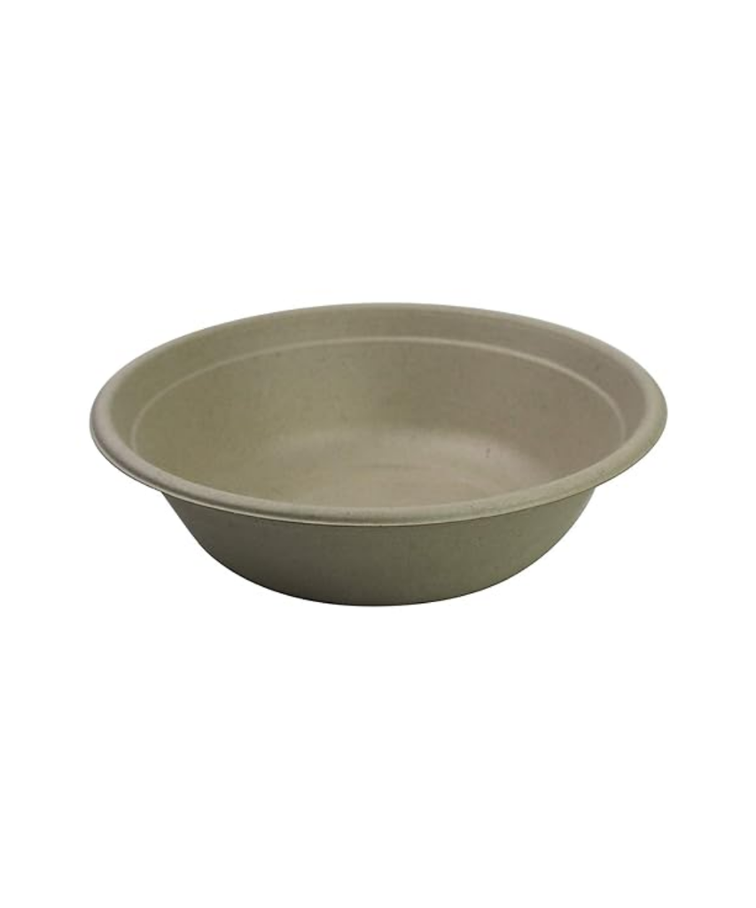 32 Oz Natural Pulp Round Bowls - Eco-Friendly & Durable